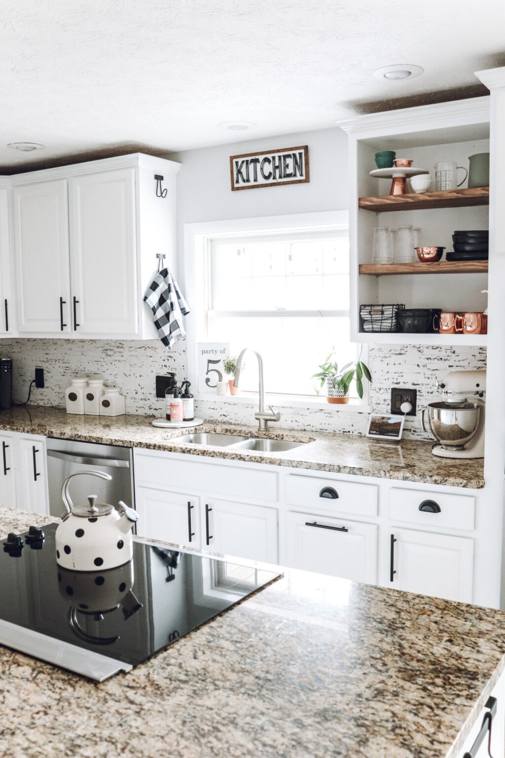 Kitchen Backsplash & Shelf Project - Inspired Reality